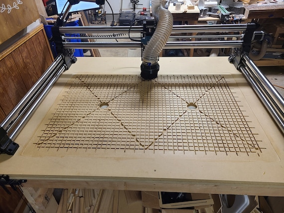 32x32 Vacuum Table Digital File for Onefinity Woodworker CNC | Etsy