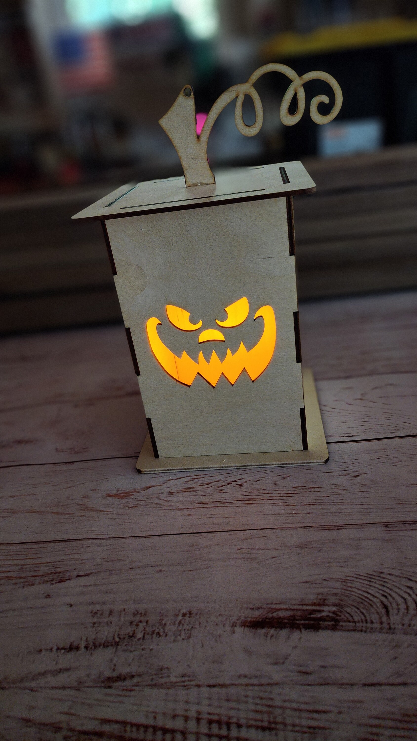 Wooden Jack O Lantern - Etsy