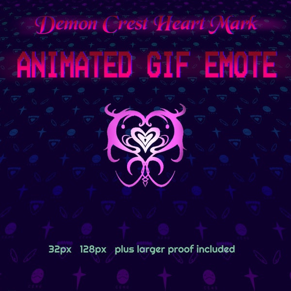 Animate Heart Emote for Him - Etsy