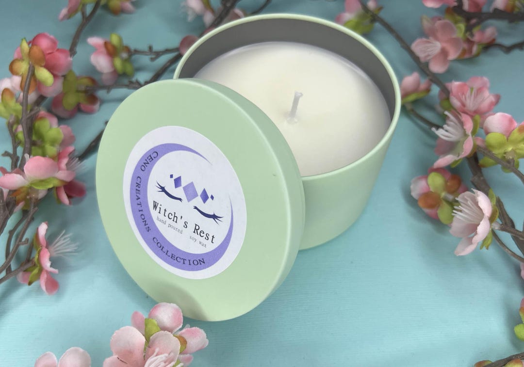 Witch's Rest - Scented Candle - Vtuber Candle - Wisteria & Lavender - Etsy