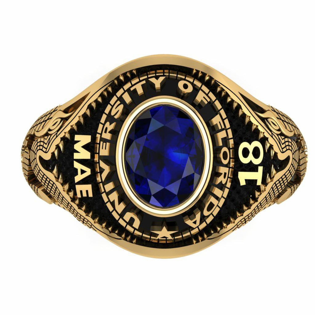 Custom Class Ring for All Student | Custom Florida University Class ...