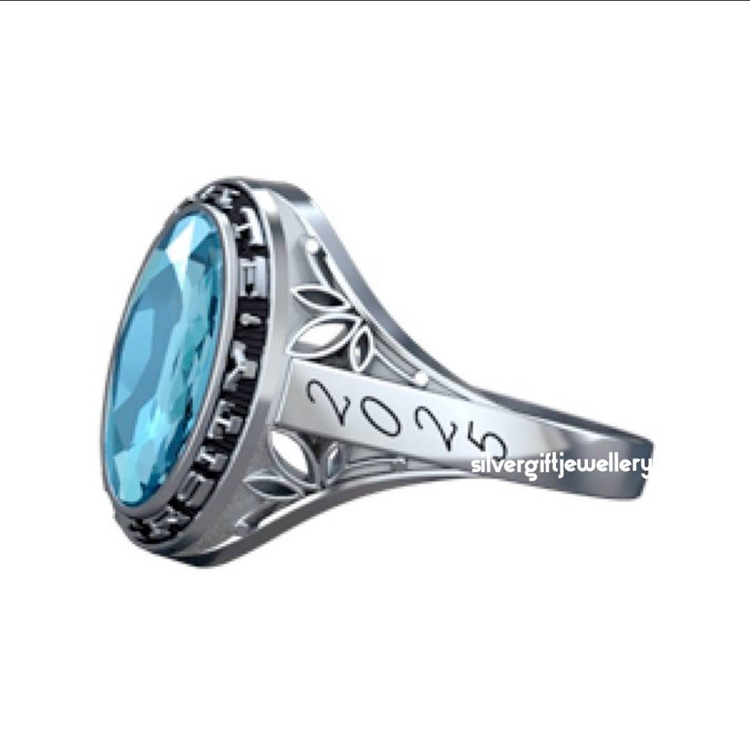Custom Sterling Silver 925 High School Class Ring, Graduation Gift - Etsy