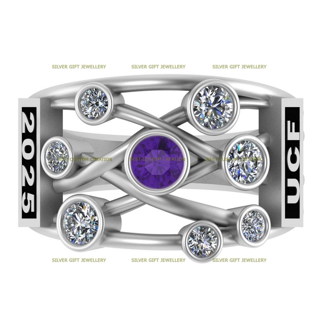 Excellence Class Ring | Memorabilia Class Ring | Silver925 Birthstone ...