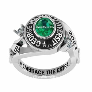 Custom High School Class Ring, Graduation Gift | Class Graduation Ring ...