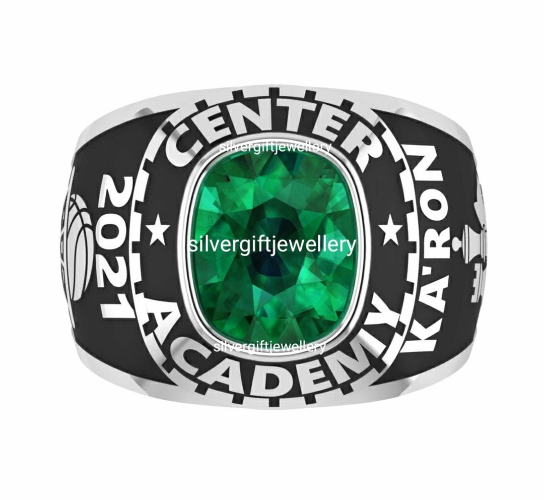 Sterling Silver High School Class Ring, Custom Graduation Gift - Etsy