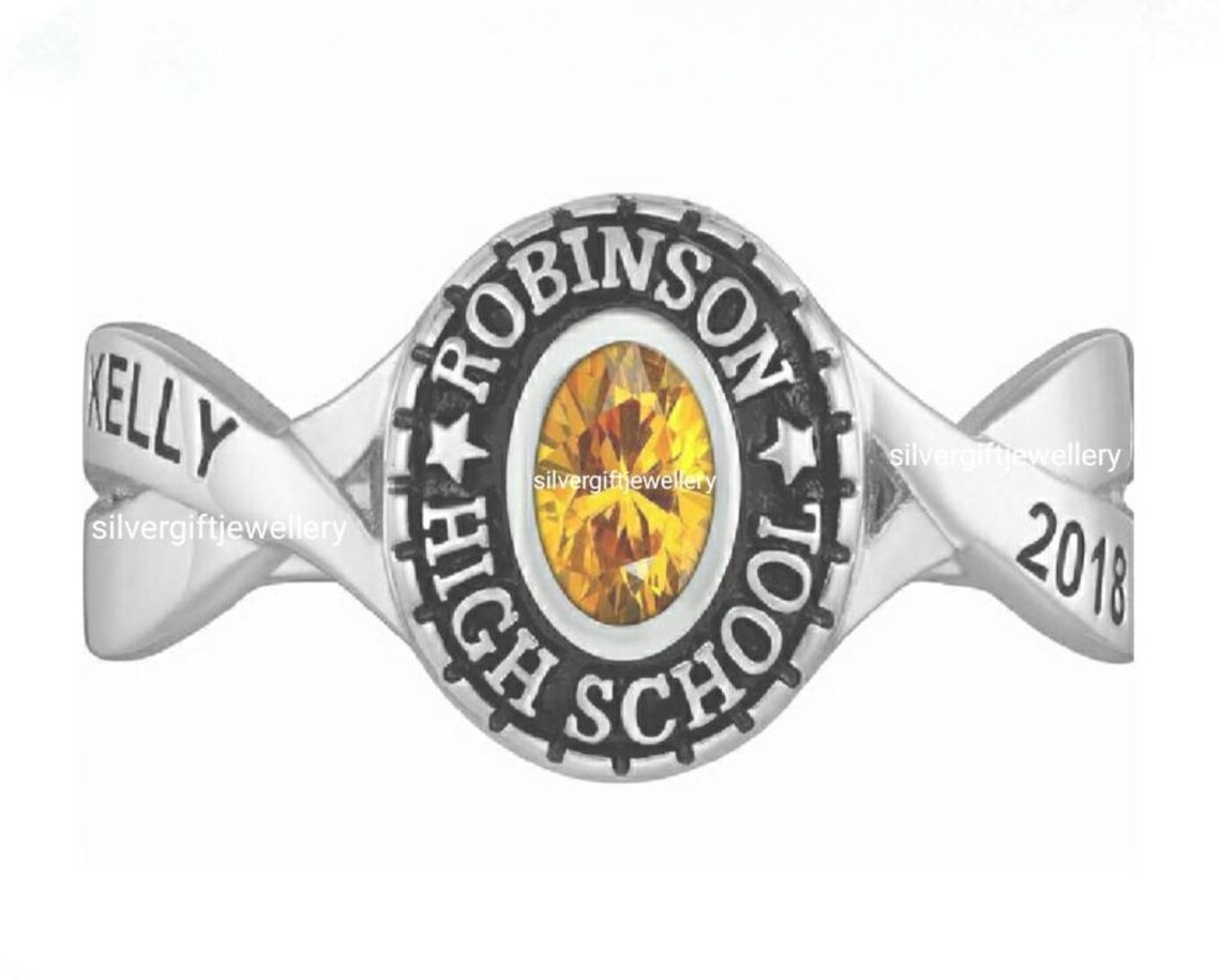 Custom Graduation Ring Graduation Gift for Her in Silver925 | Etsy