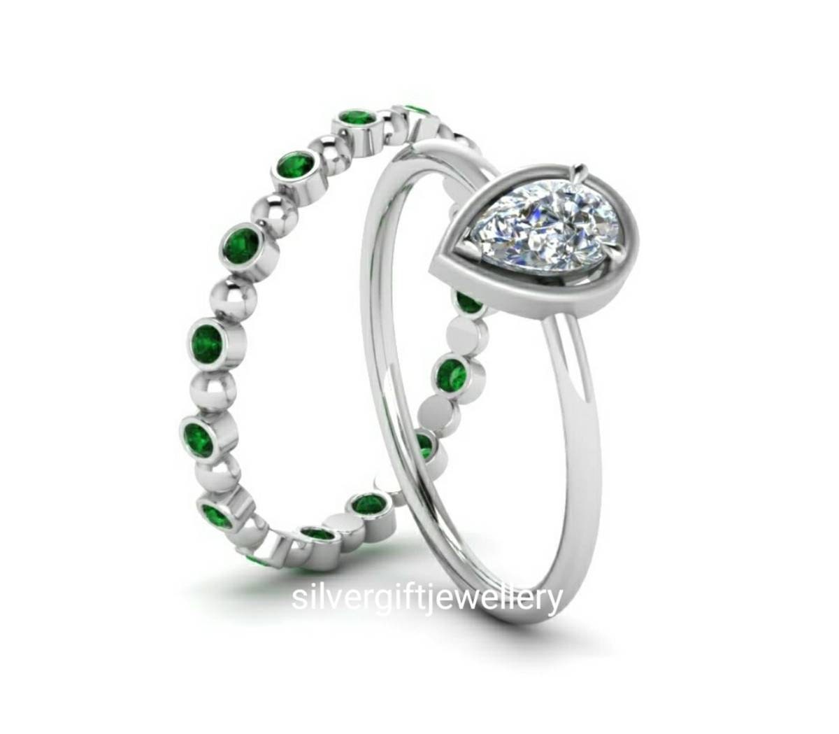 Silver925 Stacking Ring Wedding Ring Multiple Rings - Etsy UK