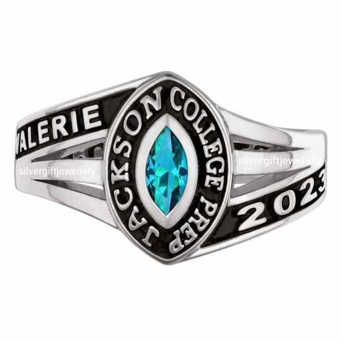 Silver925 Custom High School Class Ring Graduation Ring - Etsy