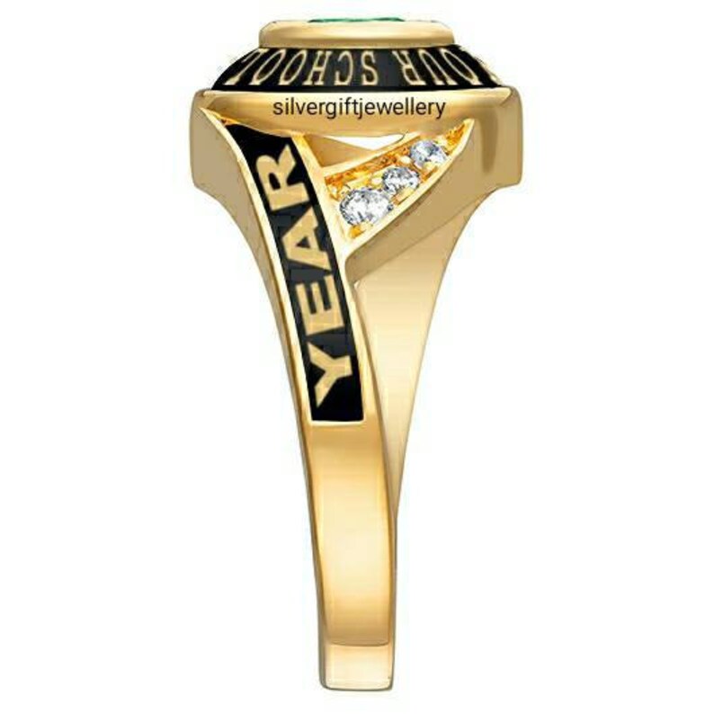 Gold Color Class Rings for Woman Class Ring Custom Silver925 | Etsy