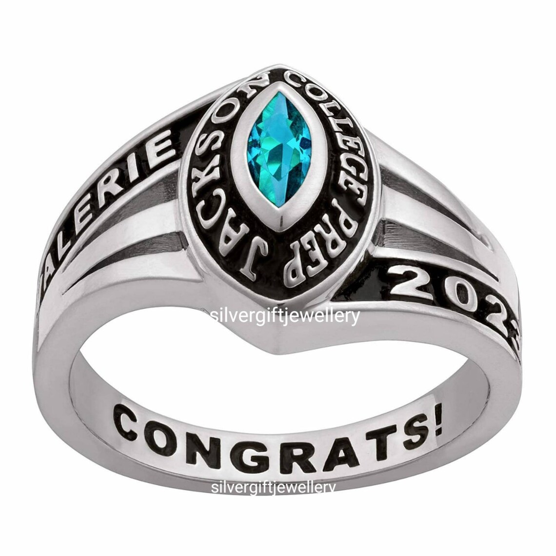 Personalized Graduation Gift for Hersilver925 Ring Custom - Etsy