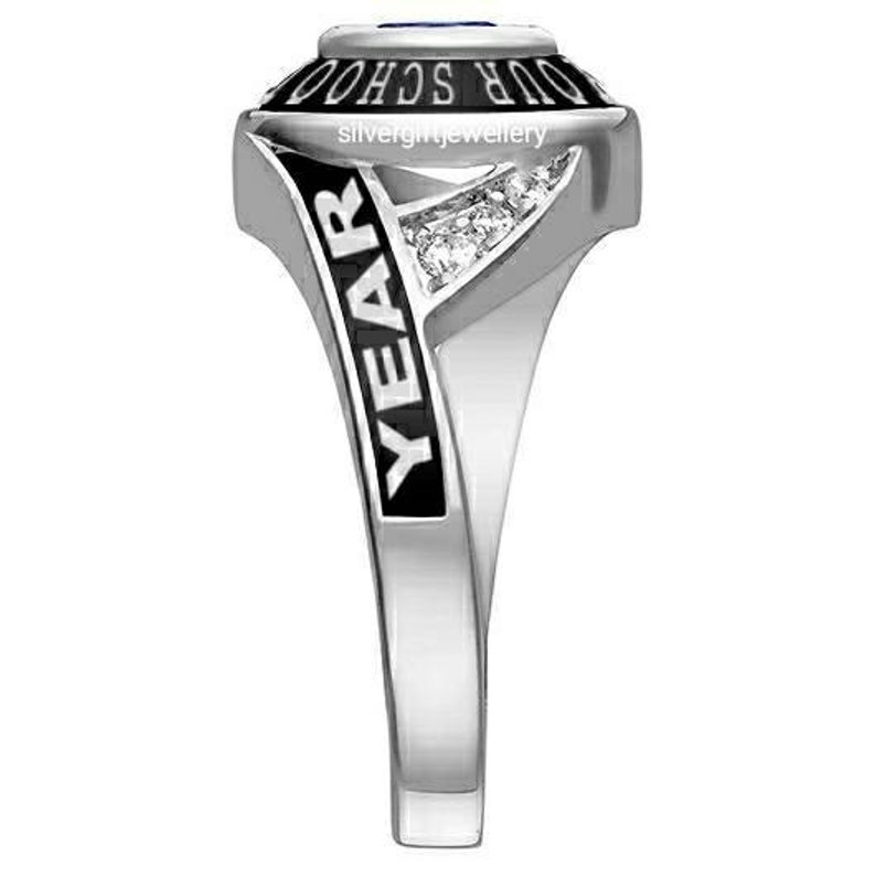 Personalized Custom Silver925 High School Class Ring - Etsy