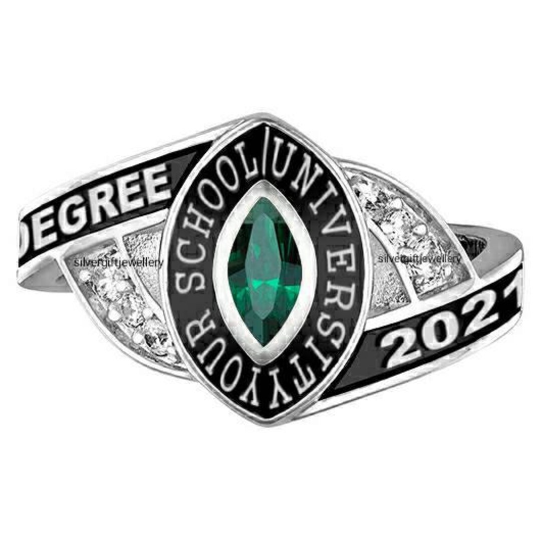 Class Rings for Woman Class Ring Custom Silver925 High - Etsy
