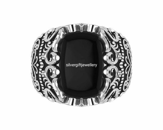 Black Diamond CLASS Ring - Etsy