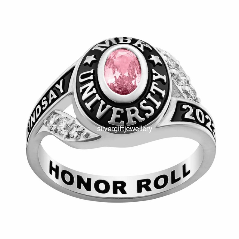 Custom Class Ring Silver925 | New Super Class Ring | Graduation Ring ...