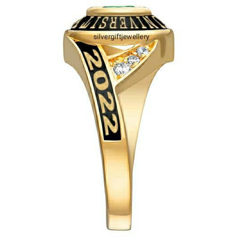 Gold Color Class Rings for Woman Class Ring Custom Silver925 | Etsy