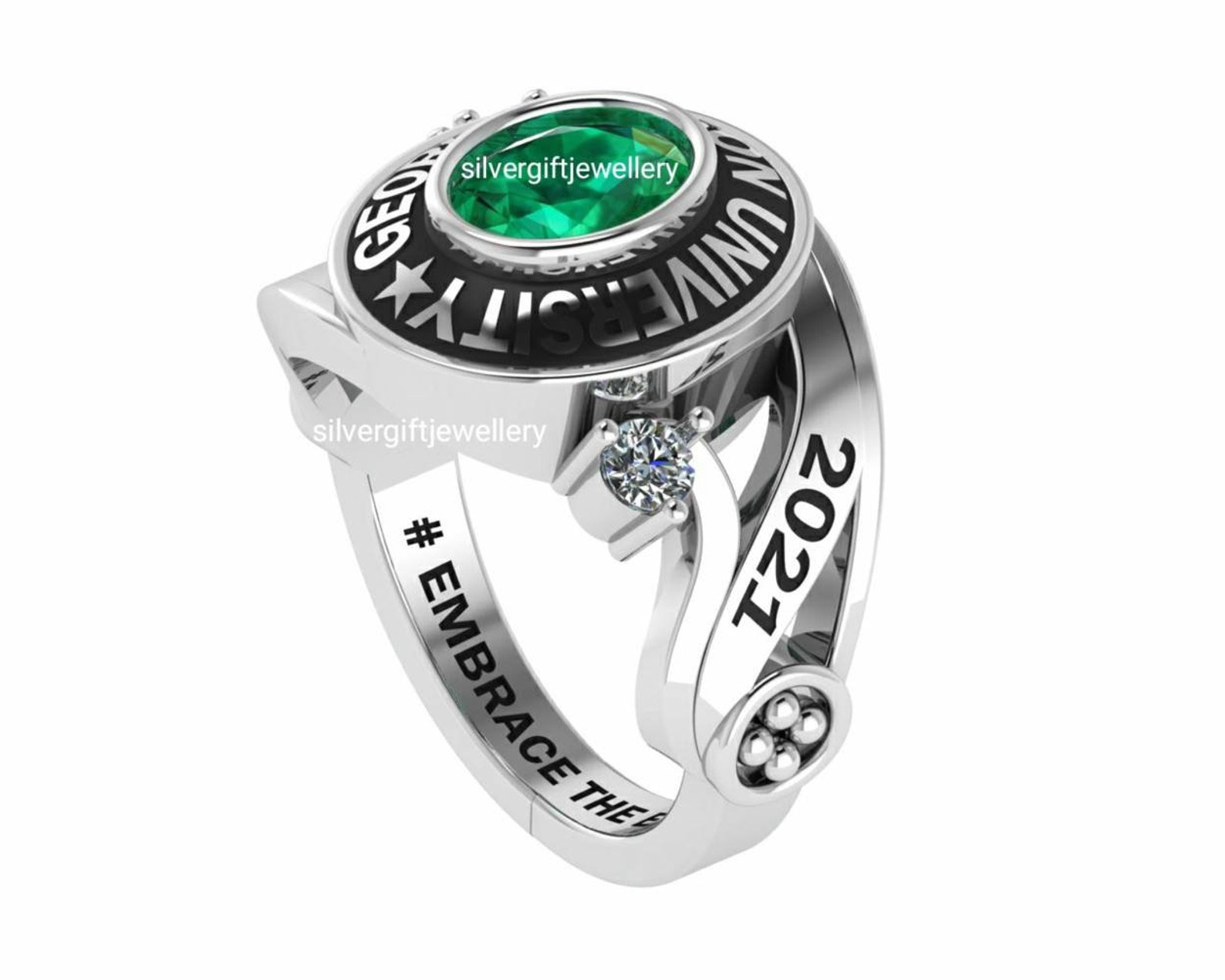 Custom High School Class Ring Graduation Ring Personalized - Etsy