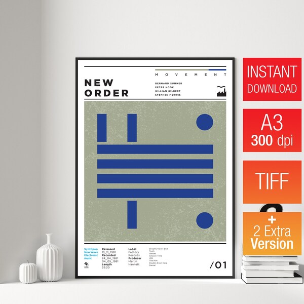 New Order Poster - Etsy