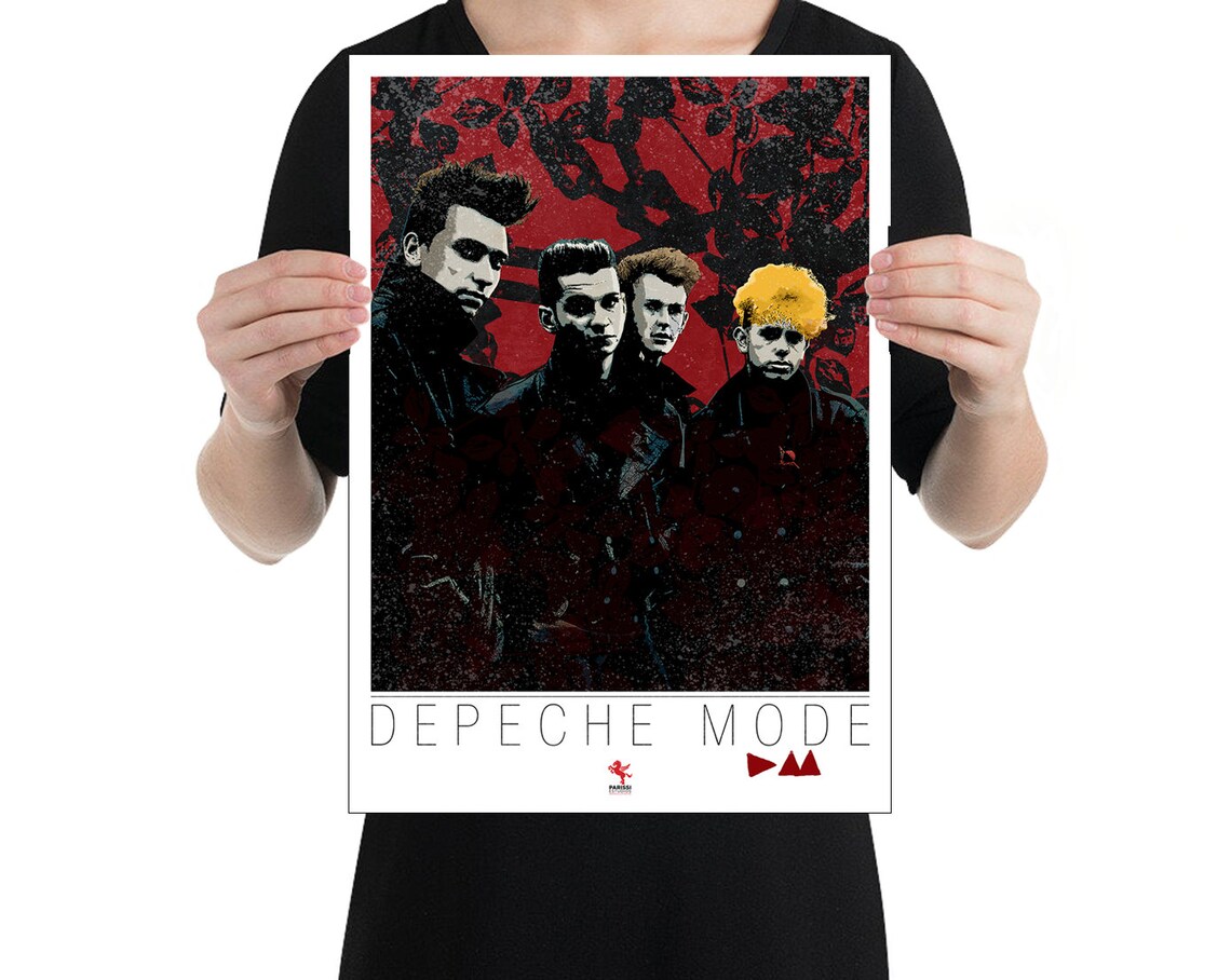 Depeche Mode Art Print, Depeche Mode Room Decor, A3, Digital, Wall Art ...