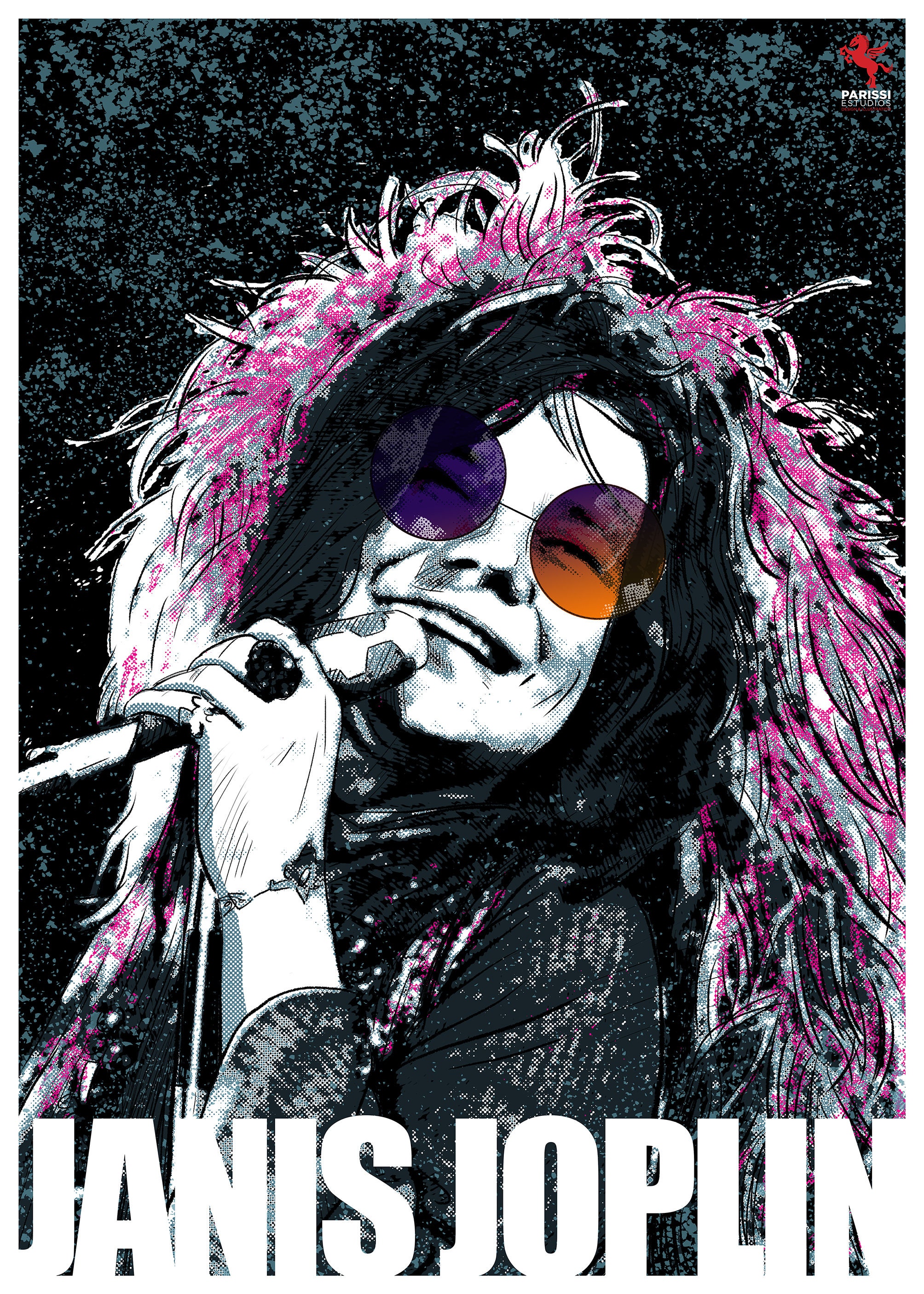 Rock Classics Pack, A3, Dylan, Morrison, Jagger, Hendrix, Joplin ...