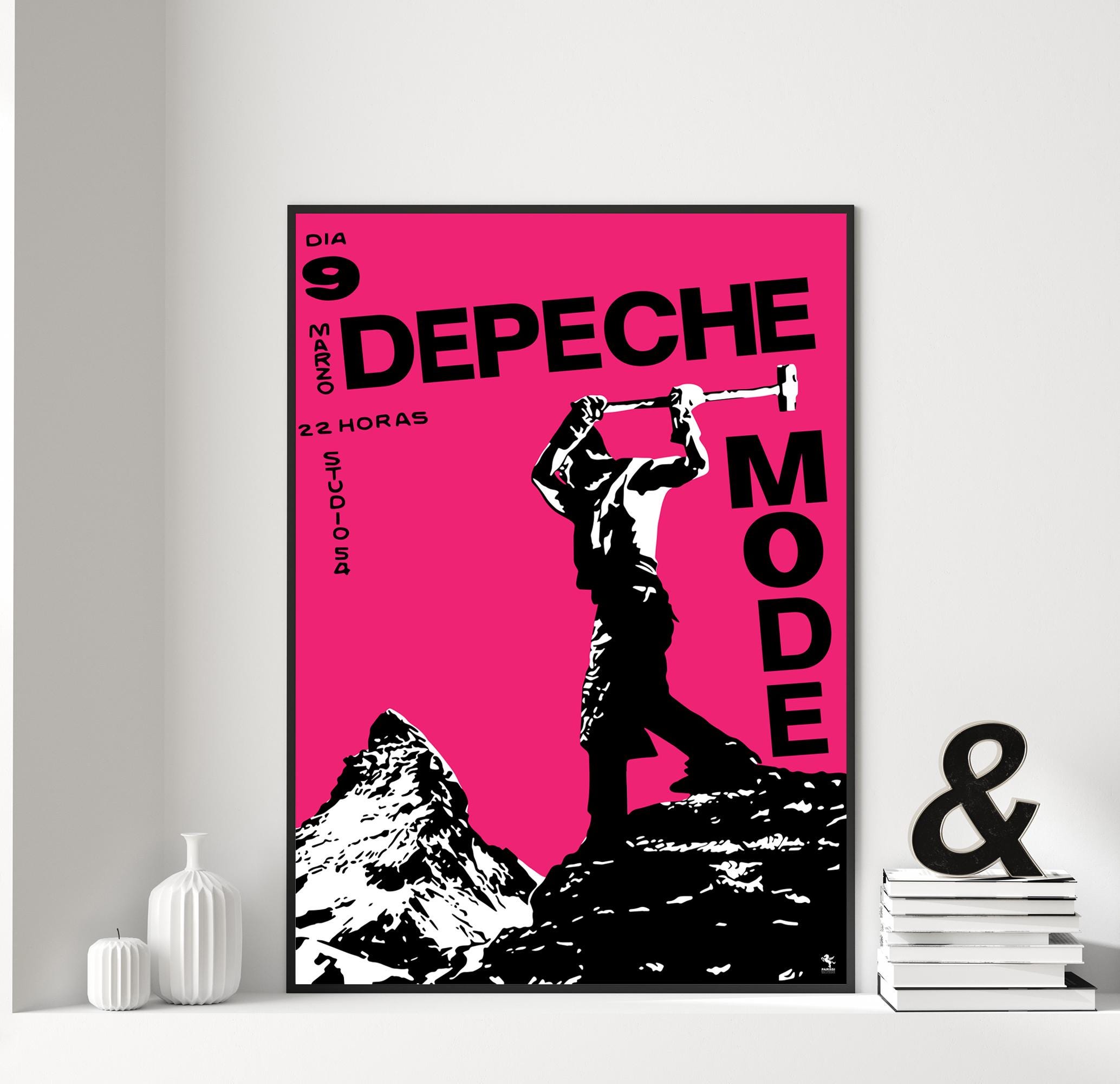 Depeche Mode, Reproduction Poster Concert March 9 1984, Spain ...
