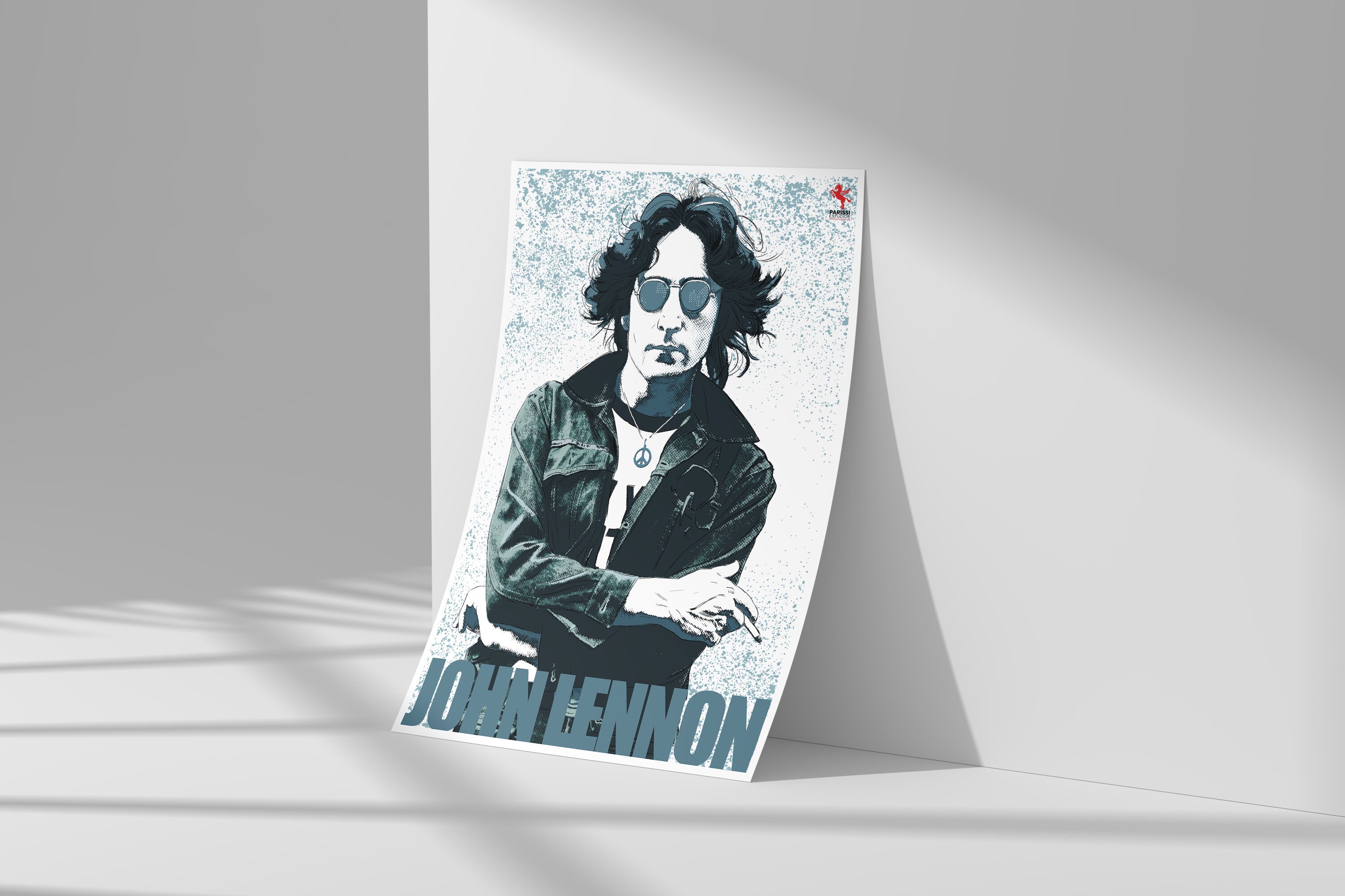 John Lennon Digital Poster, A3, 1960s 1970s Music Print Rock Pop Music ...