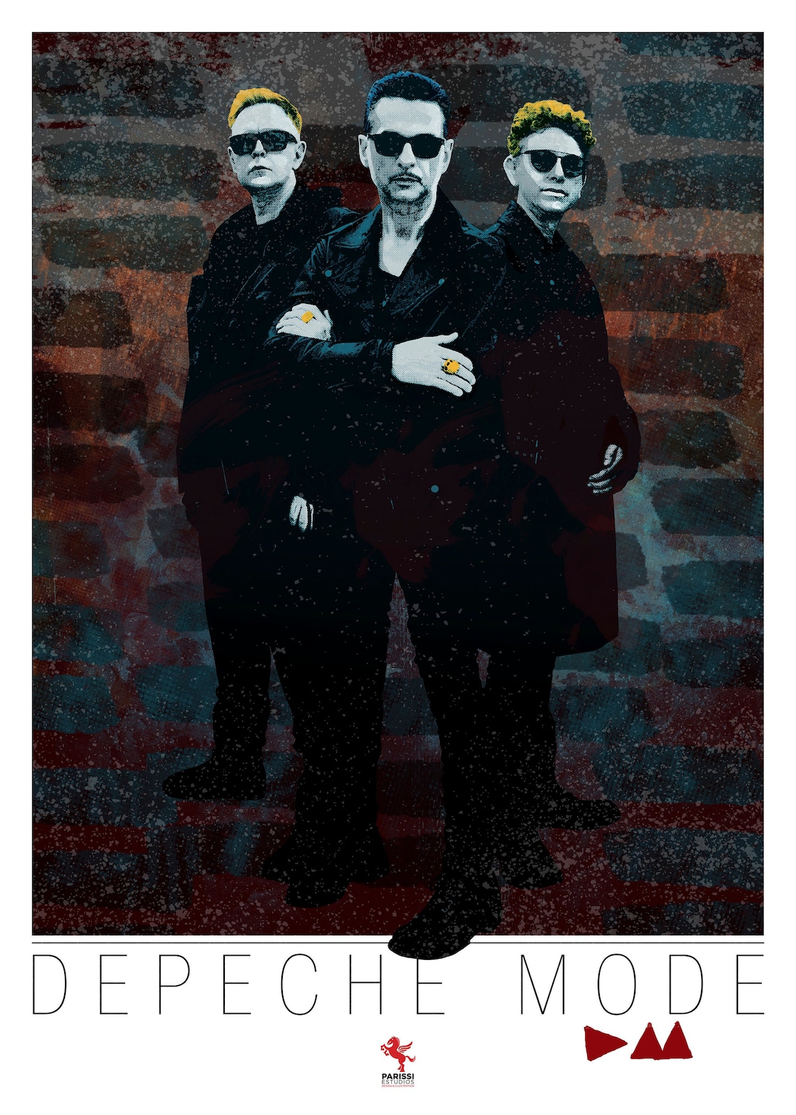 Depeche Mode Art Print, Depeche Mode Room Decor, A3, Print Wall Art ...
