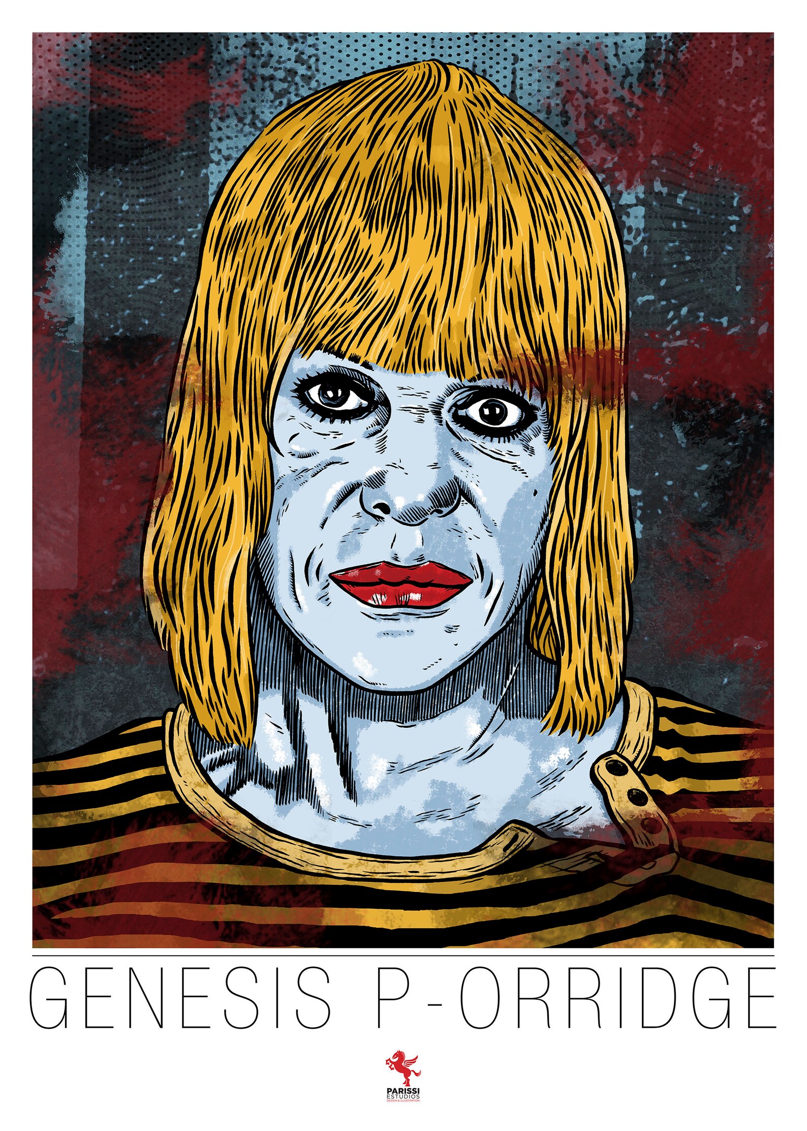 Genesis P-orridge, Techno Music, Electronic Music, A3, Art Print ...