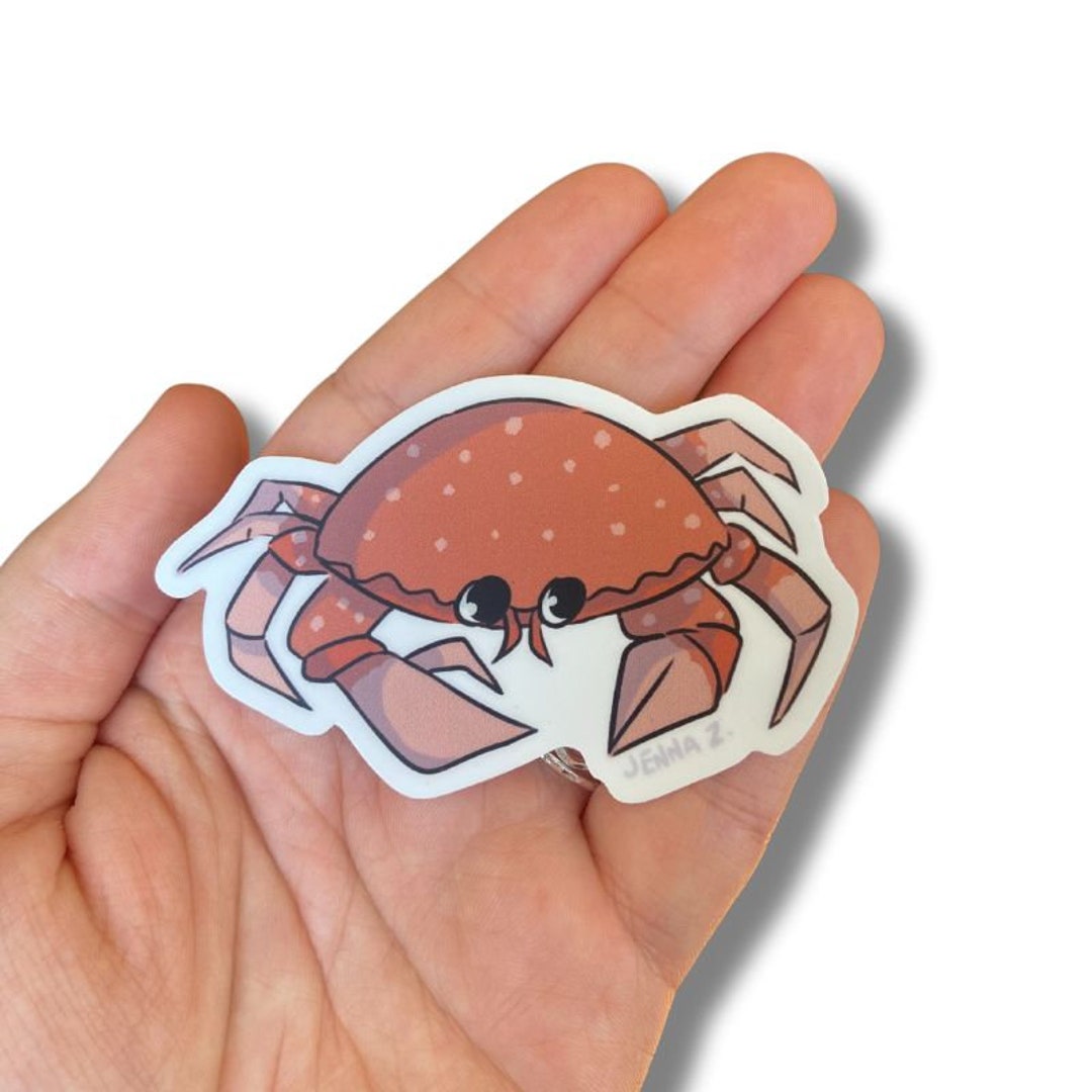 Little Crab Vinyl Sticker - Waterproof - Matte - Laptop Sticker ...