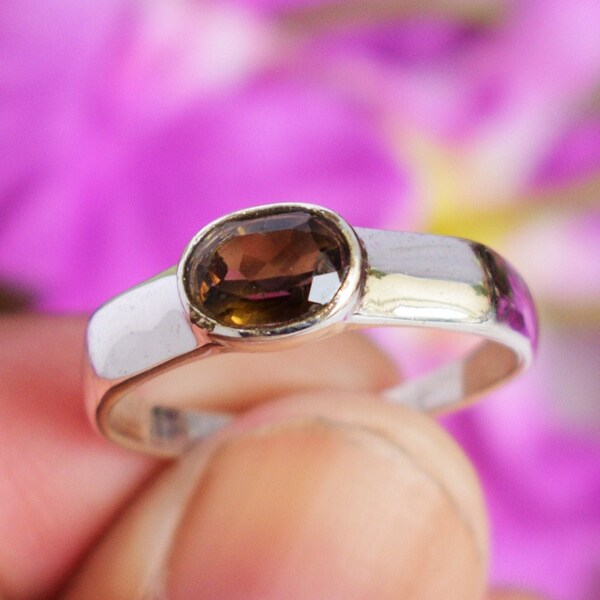 Brown Stone Ring - Etsy