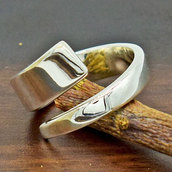 Overlapping Ring - Etsy