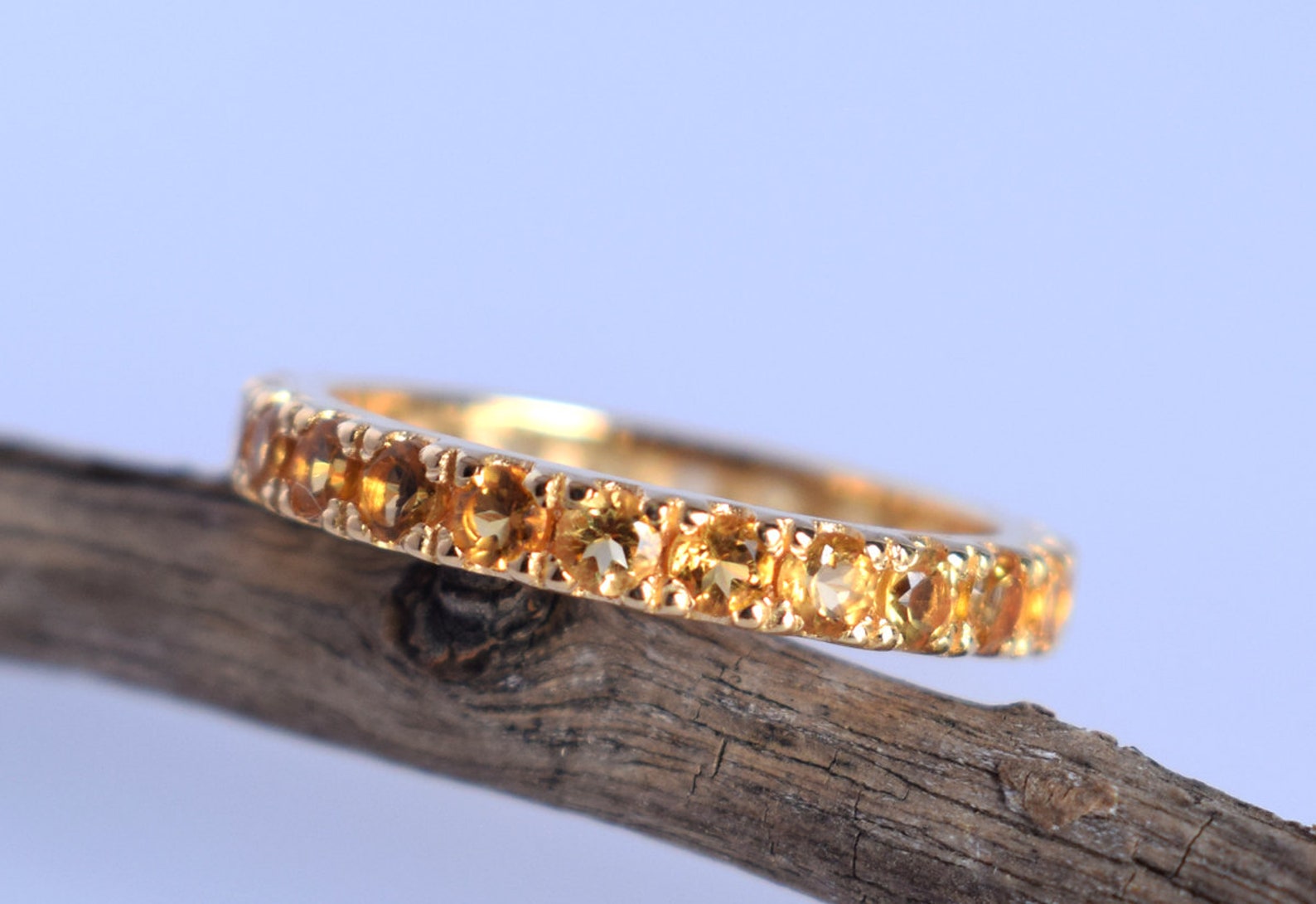 Eternity Birthstone Stacking Band Ring Family Personalized | Etsy