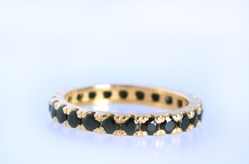 Eternity Birthstone Stacking Band Ring Family Personalized | Etsy