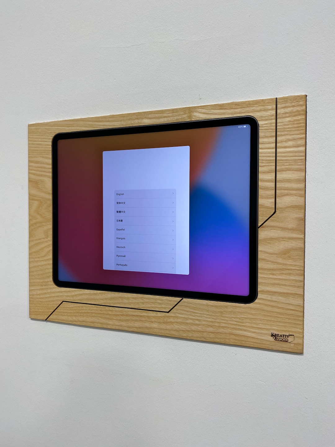 Tablet Mount Wall Mount for Tablet iPad or Others. Tablet is Embedded ...