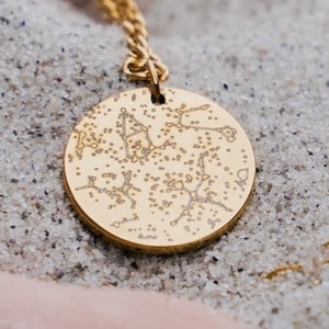 Custom Star Map Necklace, Constellation Map Gift for Bridesmaids ...