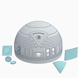 Star Wars Galaxy’s Edge Droid Depot R7 Series Droid Dome - Etsy