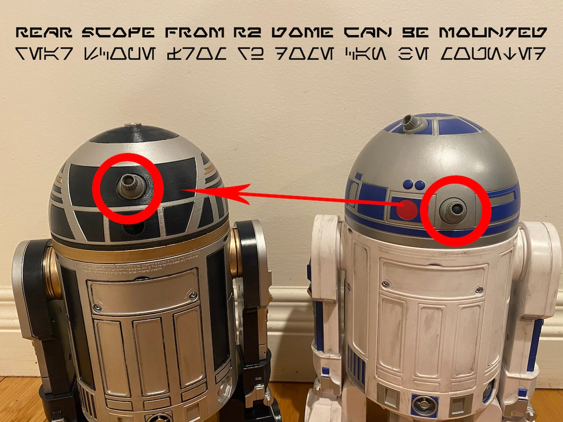 R7 Dome for Star Wars Galaxy's Edge Droid Depot Droids | Etsy