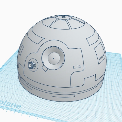 CH-33P Dome for Star Wars Galaxy's Edge Droid Depot Droids - Etsy