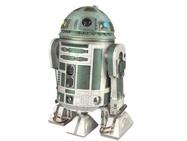 Star Wars Galaxy’s Edge Droid Depot Custom R9 Astromech Dome - Etsy