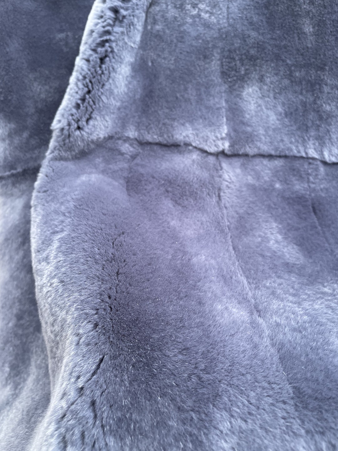 Large Navy Dark Blue Rex Rabbit Fur Skin Top Grade Quality - Etsy