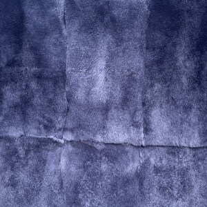 Large Navy Dark Blue Rex Rabbit Fur Skin Top Grade Quality - Etsy