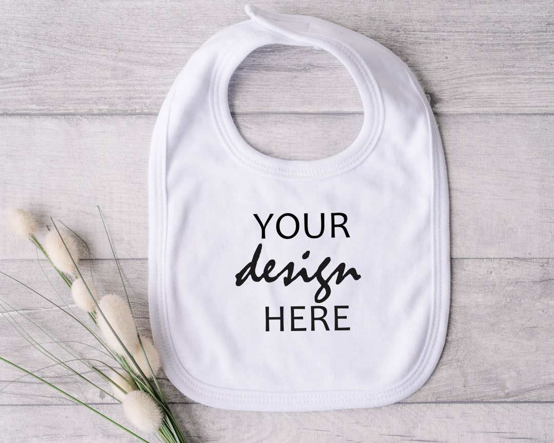 Baby Bib Mockup Bib Mock up Baby Mock-up Gender Neutral Mock up Baby Mockup Stock Photography ...