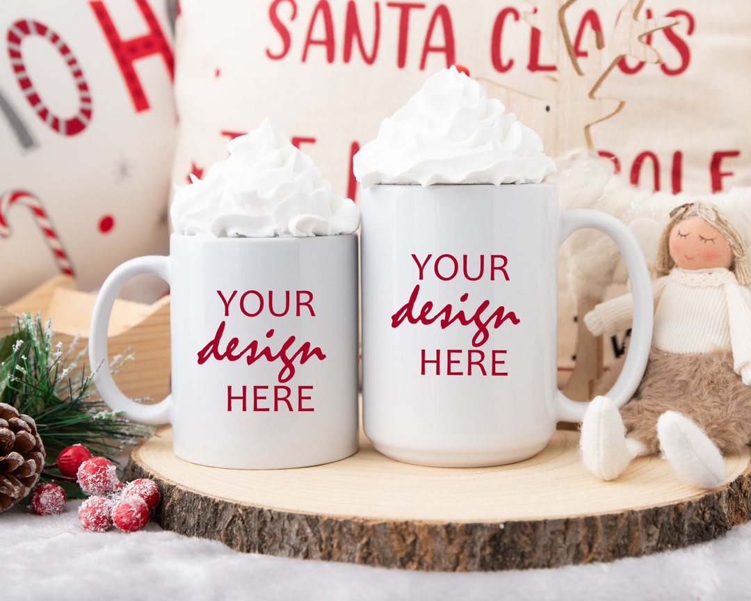 15 Oz Mug Mockup 11 Oz Coffee Cup Mock Up Mug Size Mock Up Christmas