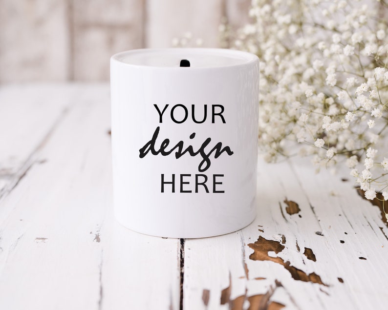 Money Box Mockup Piggy Bank Mock up Styled Stock Photography | Etsy