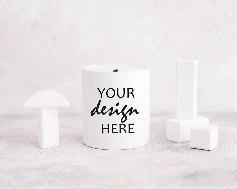 2 X Money Box Mockup Piggy Bank Mock up Styled Stock - Etsy