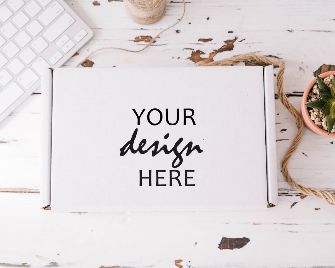 5 X White Postage Box Mockup Mailing Mock-up Postal Box Mockup - Etsy ...