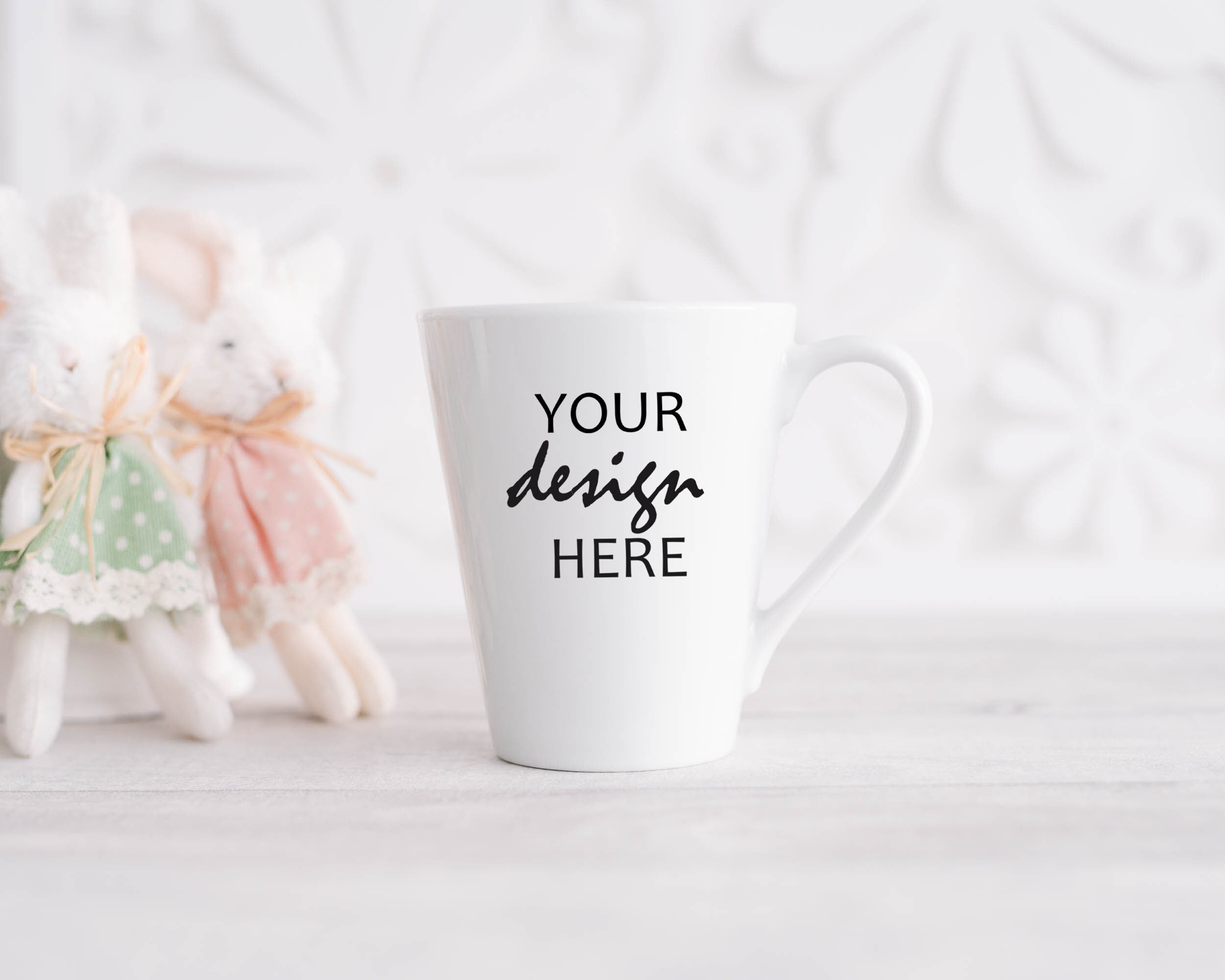 White Latte Coffee Mug Mockup Latte Mug Mockup Easter Mock up - Etsy