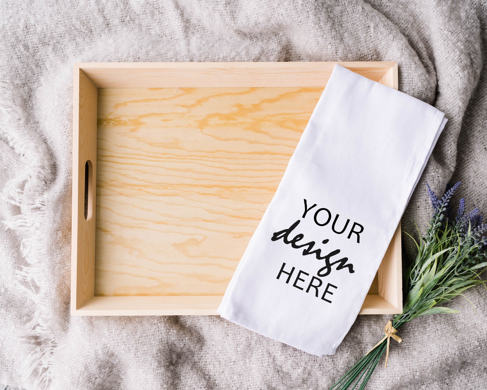 Serving Tray Tea Towel Mockup Kitchen Towel Mock up Wooden - Etsy New ...