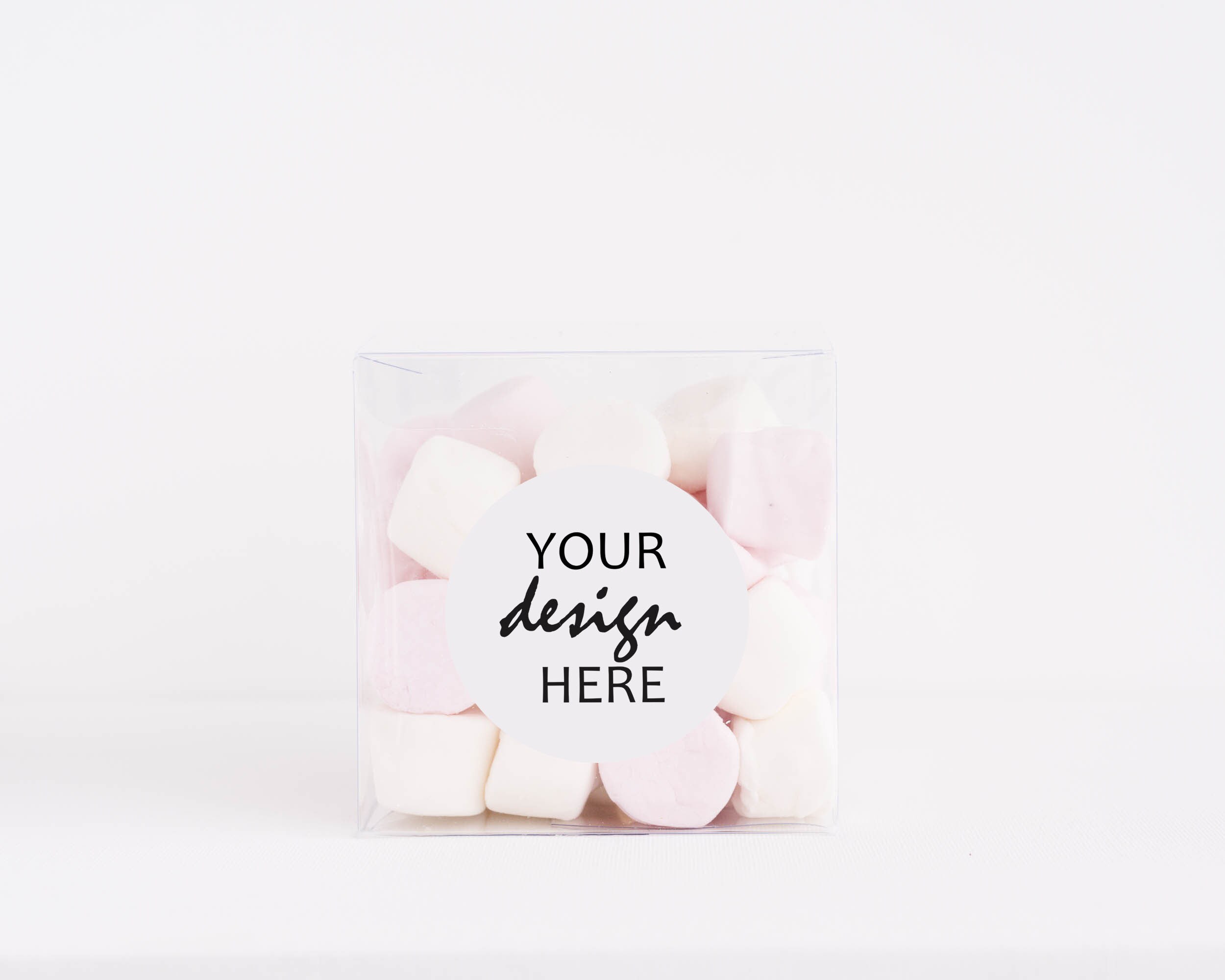 Round Sticker Mockup Gift Tag Mockup Wedding Favor Sticker Label Mockup ...