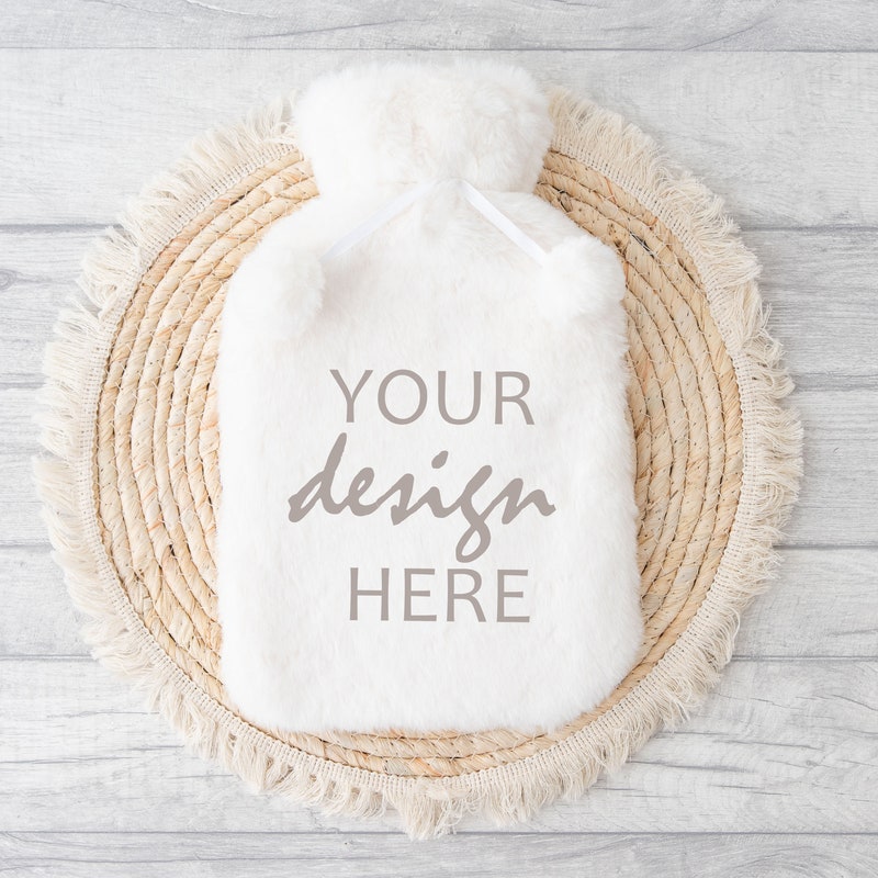 Fluffy Hot Water Bottle - Etsy UK