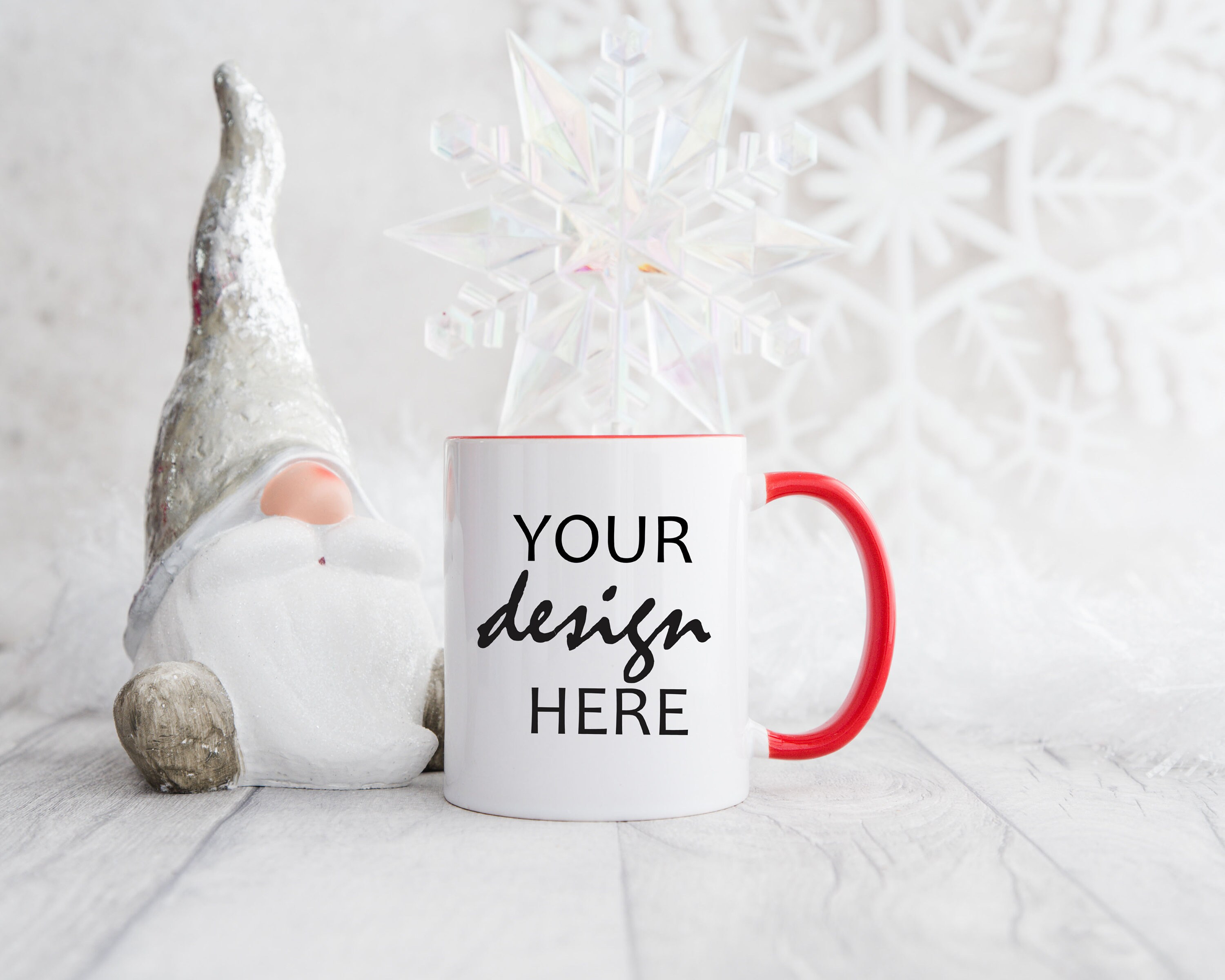 Drawing & Illustration Art & Collectibles Digital Christmas Mug MockUp ...